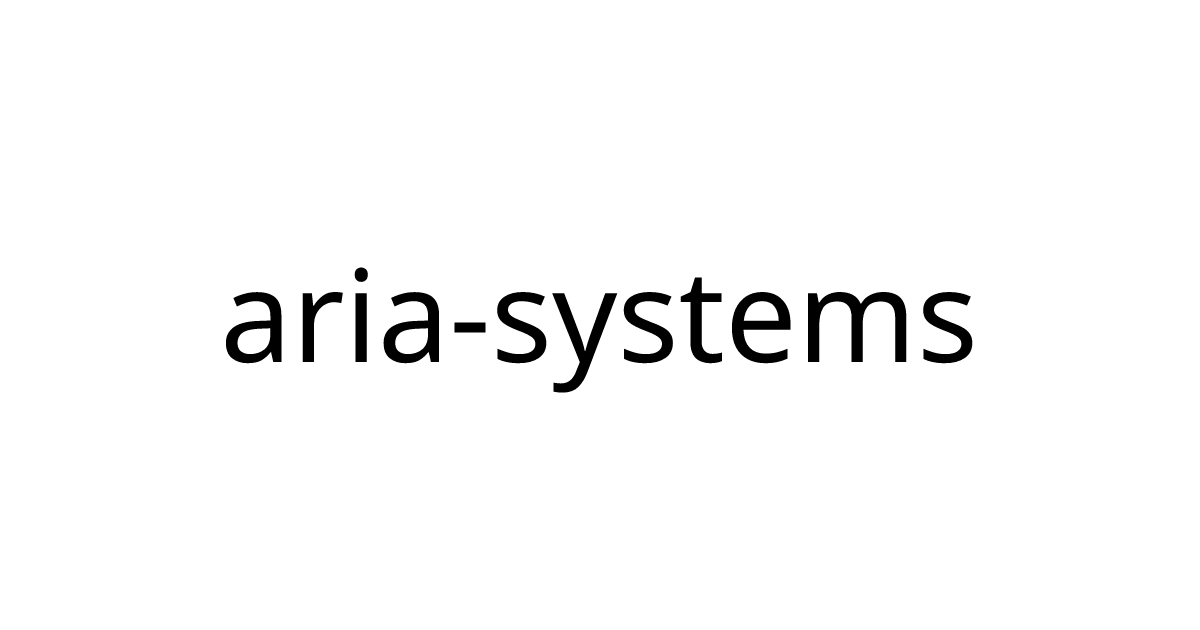 Aria Systems | TM Forum ODA Component Directory